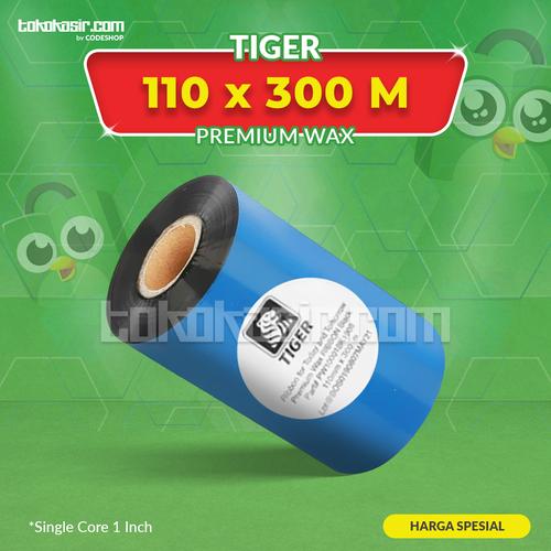 Jual Ribbon Wax TIGER 110 x 300 Tinta Barcode - Kota Surabaya - Toko ...