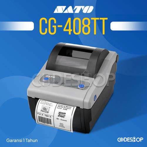 Jual MESIN PRINTER STICKER BARCODE BARANG SATO CG408TT / CG 408 - Kota ...