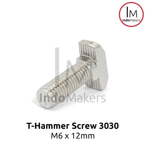 Jual T-Hammer / T Bolt / T Nut Hammer Screw Aluminium Profile 3030 ...