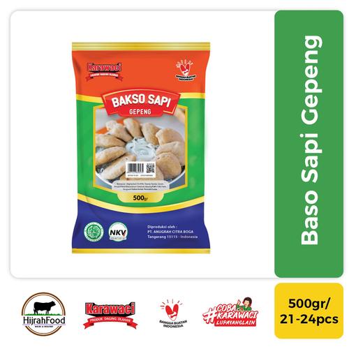 Promo Bakso Sapi Gepeng - Baso Karawaci | Beef Flat Meatballs - 500 gr ...