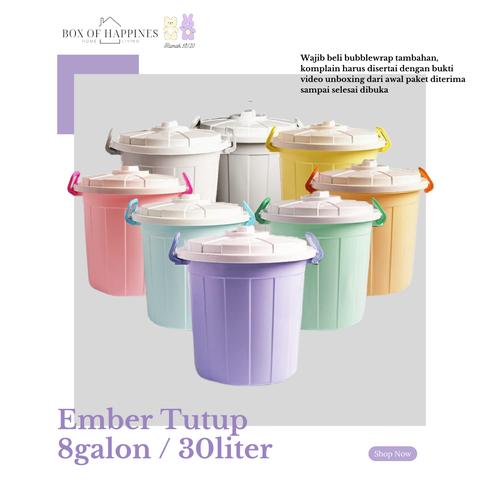 Jual Ember 8 Galon Ember 30 Liter Bucket Pail dengan Tutup Ember ...
