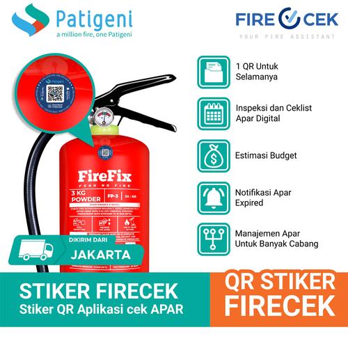 Jual Stiker QR Aplikasi Cek APAR Firecek Patigeni - Jakarta Pusat - PATIGENI MITRA SEJATI ...
