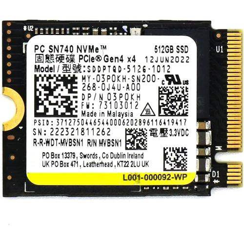 Jual WDC Black SN740 /SN735 SSD M.2 2230 NVME 512GB - Hi Speed ...