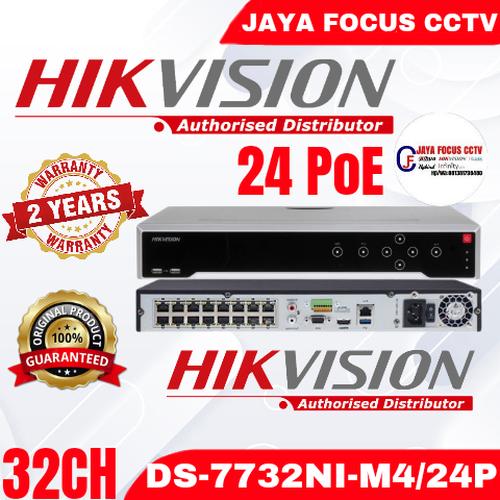 Jual NVR HIKVISION 32 CHANNEL DS-7732NI-M4/24P 24 PORT PoE GARANSI ...