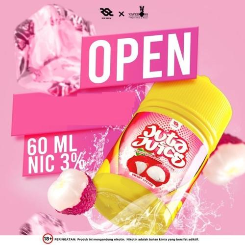 Jual LIQUID JUTA JUICE SWEET LYCHE 60ML FREEBASE AUTHENTIC - 3MG ...