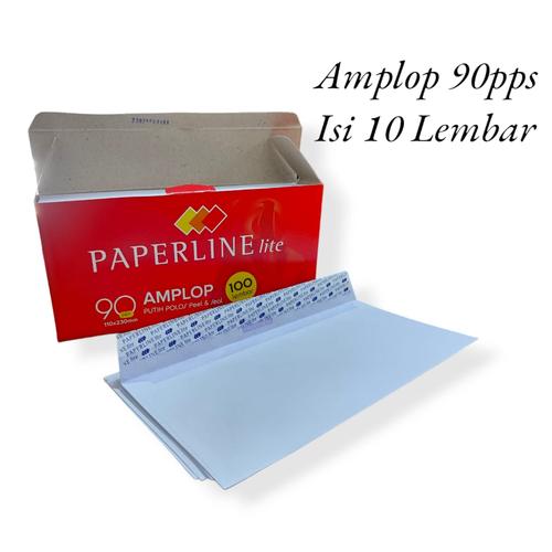 Jual AMPLOP KERTAS PUTIH POLOS PAPERLINE LITE 90 PPS 70 GSM ISI 10 LEMBAR - Jakarta Utara - RAJA ...