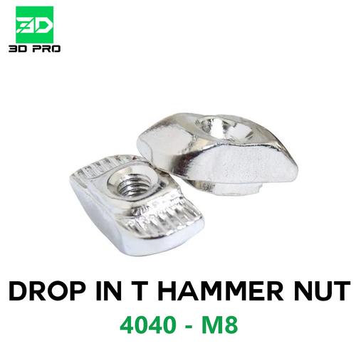 Jual T Nut M8 Tee Nut T Hammer Nut 40-M8 Drop In Aluminium Profile 4040 ...