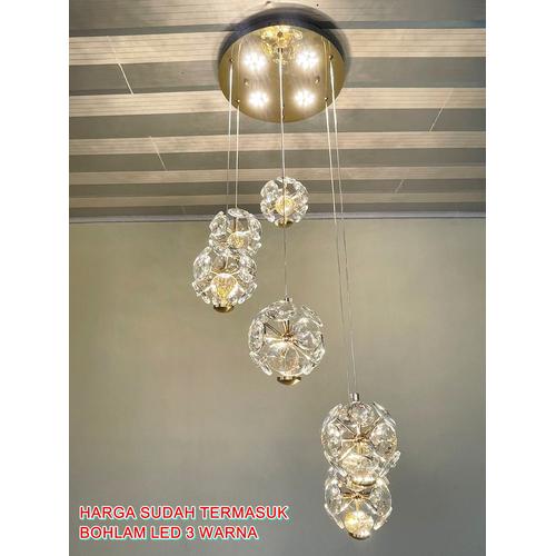 Promo LAMPU GANTUNG VOID KRISTAL MINIMALIS MODERN TYPE LG5004 - Jakarta ...