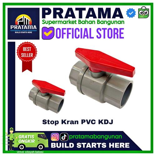 Jual STOP KRAN PVC KDJ 1/2 INCH - 3 INCH - 1/2 INCH - Kab. Bekasi ...