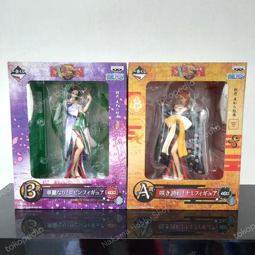 Jual Ichiban Kuji Figure Nico Robin & Nami Kimono One Piece Banpresto ...