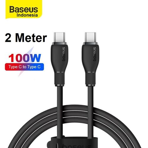 Jual Baseus Kabel Data Pudding Type C to Type C 100W 2M Super Fast ...