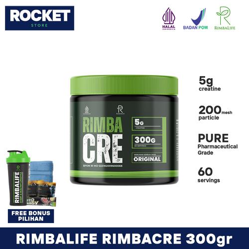 Jual Rimbalife Rimbacre Creatine Monohydrate 300 gram 60 saji ...