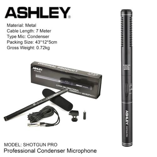 Jual Mic Kabel Condenser Ashley Shotgun Pro Original CONDENSOR ...