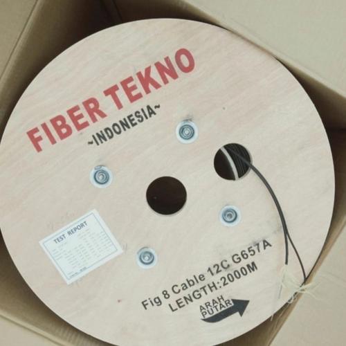 Jual KU Mini Dropcore 12 core Fig 8 Fiber Tekno 12C Fig8 Kabel Optic ...
