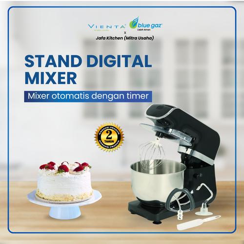 Jual Stand Mixer Digital dari Vienta Blue Gaz kapasitas 4 litter 6 ...