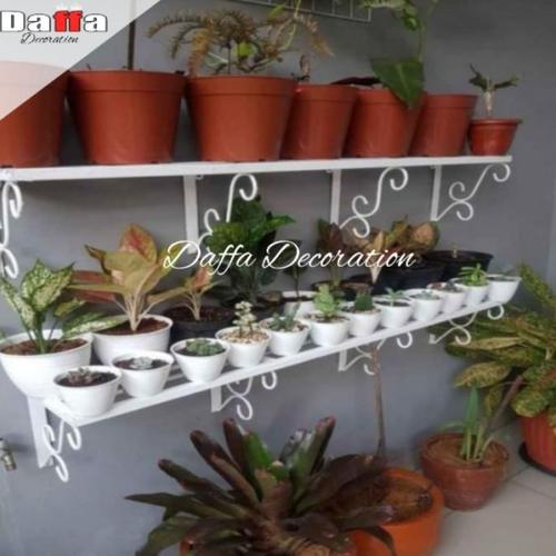 Jual Rak Bunga Besi Susun Panjang 100 Cm Tempel Dinding Serbaguna ...