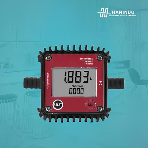 Jual Flow Meter Electronic Turbine Digital 1 Inch K24 - Horizontal ...