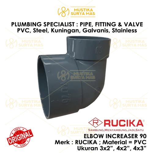 Jual Elbow Increaser Fitting 90° VUL RUCIKA - 3x2" - Jakarta Barat ...