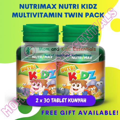 Jual NUTRIMAX NUTRI KIDZ MULTIVITAMIN 30 TABLET KUNYAH NUTRIKIDZ KIDS ...