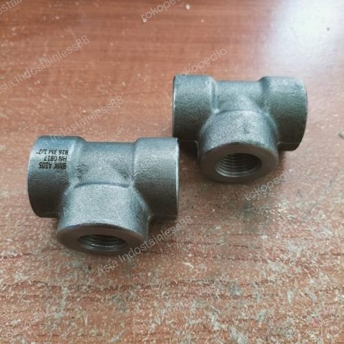 Jual Tee Besi Class 3000 NPT 1/4" Tee #3000 Carbon Steel - Jakarta ...