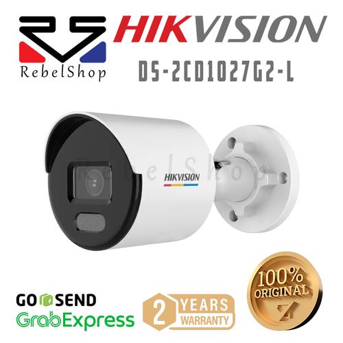 Jual Hikvision IP Camera DS-2CD1027G2-L Colorvu 2MP CCTV Fixed Bullet ...