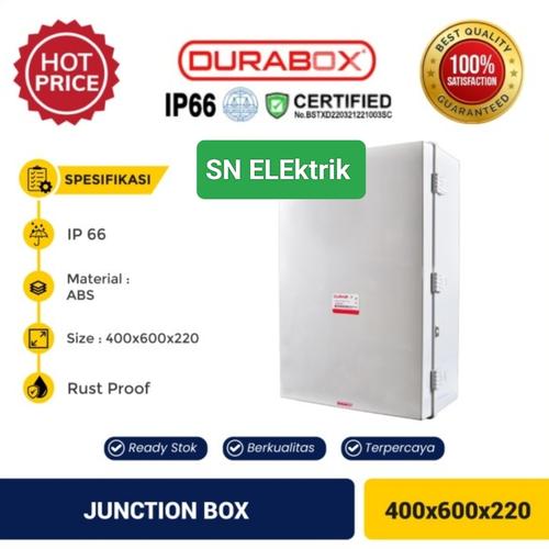 Promo Junction box Panel Plastik ABS 400x600x220 mm + Base Plate ...