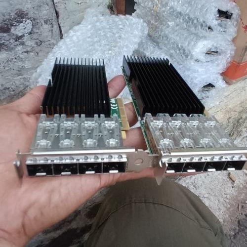 Jual x520 da4 10g intel quad 4 port sfp+ 10gbps mikrotik vyos proxmox ...