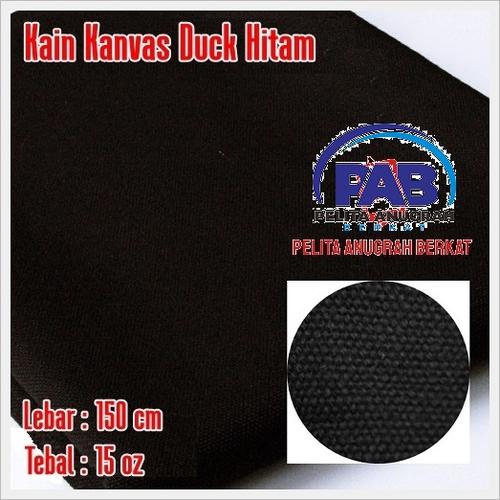 Jual Kain Kanvas Katun Duck Import Hitam Tebal / Bahan Tas Canvas Bag ...