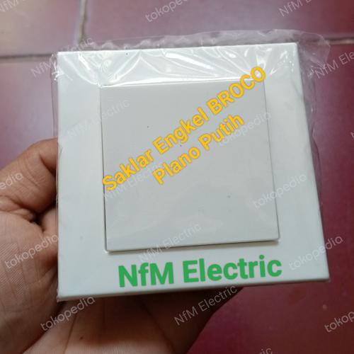 Jual Saklar Engkel BROCO Plano / Saklar Tunggal Broco/ Saklar 1 Gang ...