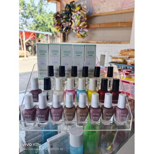 Jual Rak Akrilik Storage Penyimpanan 4 Susun Tempat Kutek Transparan ...