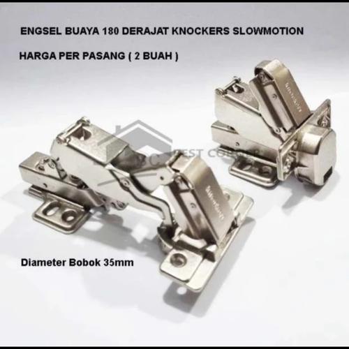 Jual ENGSEL BUAYA KNOCKERS SLOWMOTION 180/165°/ENGSEL ROBOT/ENGSEL ...