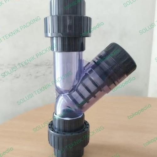 Jual Y STRAINER PVC CLEAR / TRANSPARAN / BENING 3/4" INCH SH DN20 ...