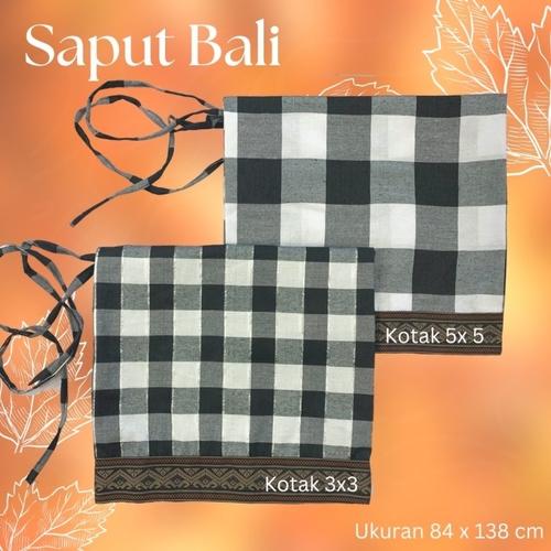 Jual Saput Bali Poleng Setengah jadi Dewasa - Tridatu 5x5 - Jakarta ...
