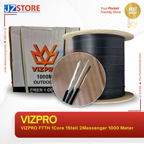 Jual VIZPRO Kabel Fiber Optik 1 Core 1 Stell 2 Messenger - Kota Medan ...