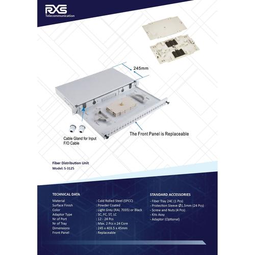 Jual OTB RACKMOUNT RXS 12 core - SC APC FULL - Jakarta Barat - Merzy ...