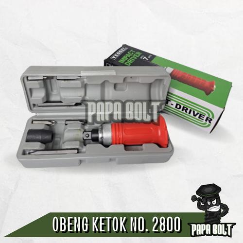 Jual Obeng Ketok Getok Set 7 pcs / Impact Driver Box PVC - Vessel 2800 ...