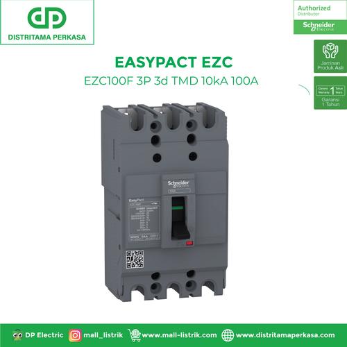 Promo Schneider MCCB EasyPact EZC100F 3P 3d TMD 10kA 100A - EZC100F3100 Cicil 0% 3x - Kota ...