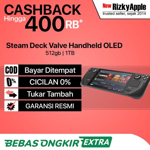 Promo Steam Deck Valve Handheld Gaming 512GB / 1TB OLED Original ...