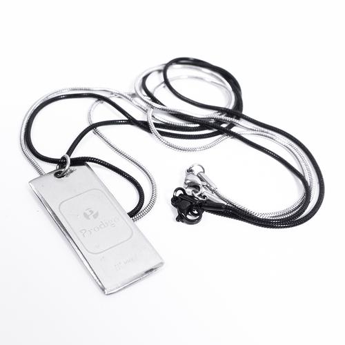 Promo Kalung Titanium Pria Wanita Custom Nama Liontin Original Prodigo ...