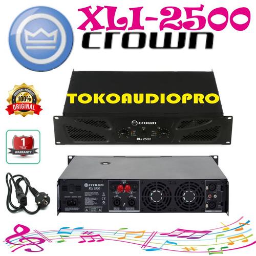 Jual crown xli2500 xli-2500 xli 2500 power amplifier original - Jakarta ...