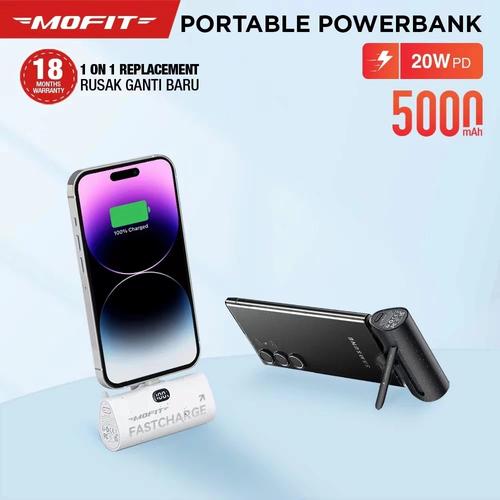 Jual Powerbank MOFIT Portable Mini Plus 5000mAh PD Fast Charging 20W ...