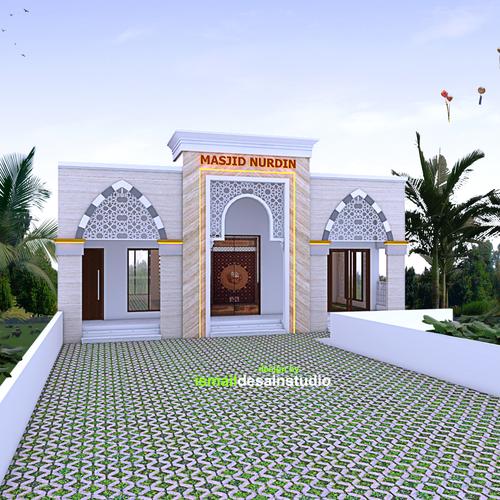 Jual GAMBAR KERJA DESAIN MASJID ukuran 8x12meter | MASJID DENGAN ...