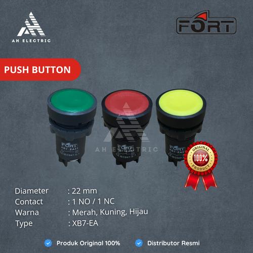 Jual FORT Push Button On Off 22mm XB7-EA XB7EA - Merah - Kota Semarang ...