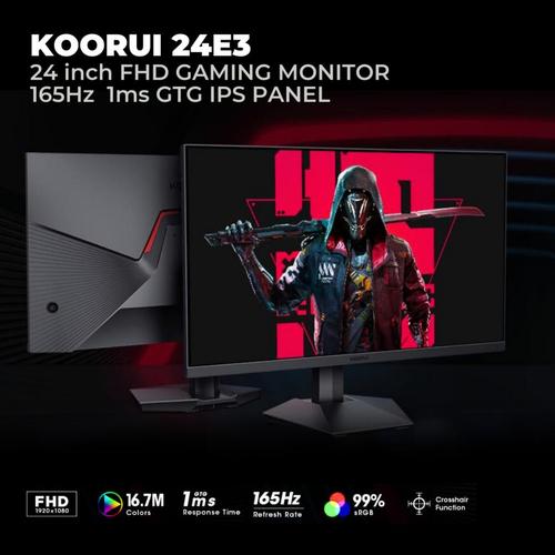 Jual Koorui 24E3 24 Inch Fhd Gaming Monitor 165Hz 1Ms Gtg Ips Panel ...