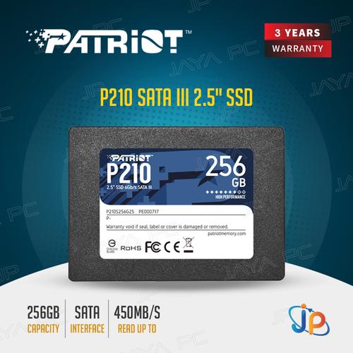 Jual Patriot SSD P210 256GB Sata 3 - SSD 256 GB 2.5" - Jakarta Pusat ...