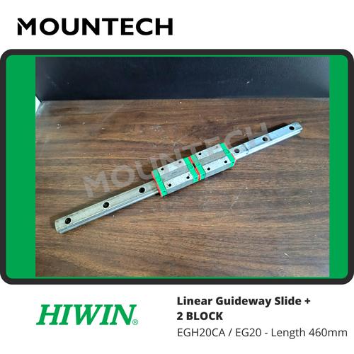 Jual HIWIN Linear Guideway + 2 BLOCK EGH20CA EG20 Length 460 mm - Kota ...