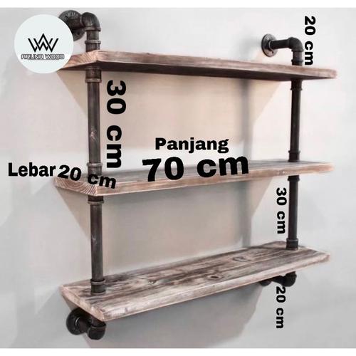 Jual Rak industrial/Rak minimalis/Rak gantung/Rak 3 ambalan - Kab ...