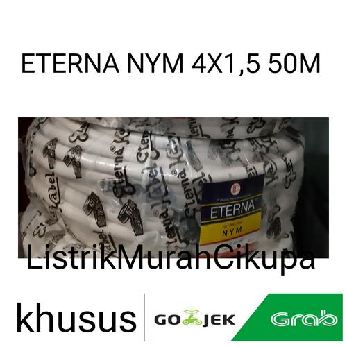 Jual Eterna NYM 4x1.5 50M Meter Kabel Listrik Kawat Putih Khusus Grab Gojek - Kab. Tangerang ...