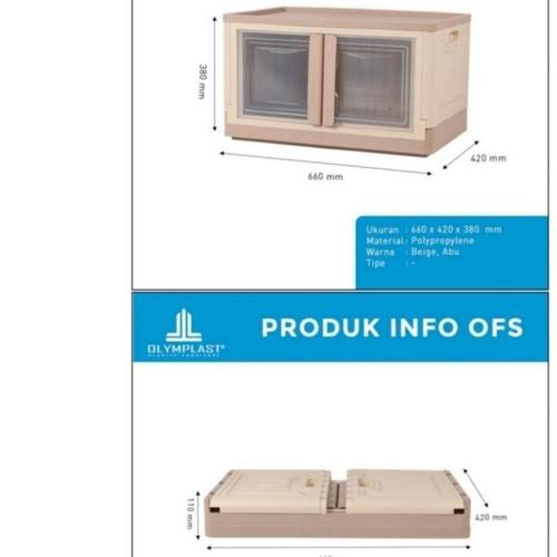 Jual Lemari Susun Box Container Plastik Olymplast Ofs Folding Storage ...