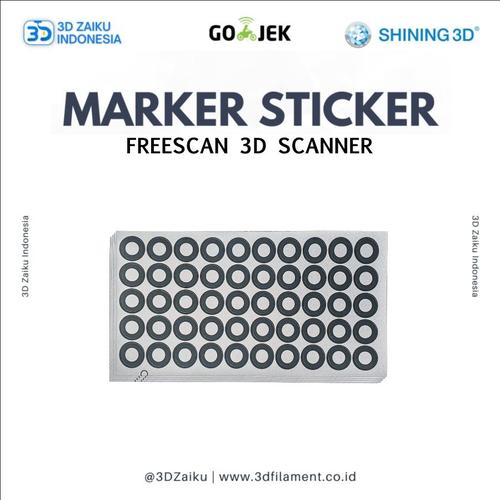 Jual Original Freescan 3D Scanner Marker Sticker Point 6 mm - Jakarta ...